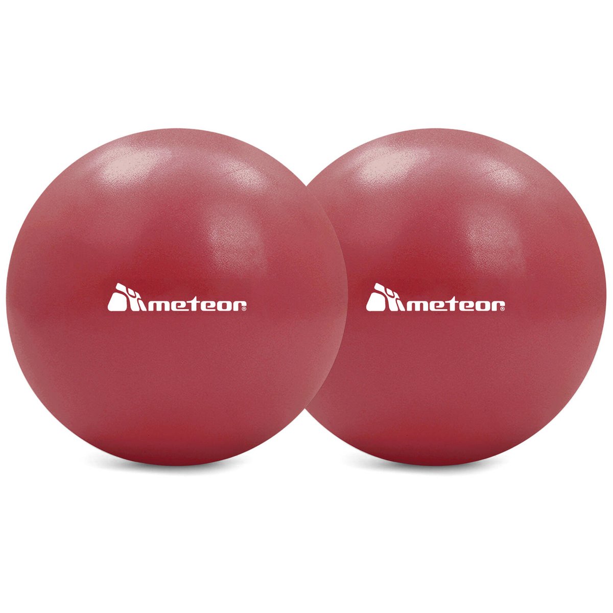 METEOR 25cm Mini Pilates Ball Dual-Pack in Red - Bunnings Australia