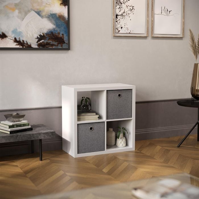 Flexi Storage Clever Cube 330 x 330 x 370mm Insert - Woven Silver ...