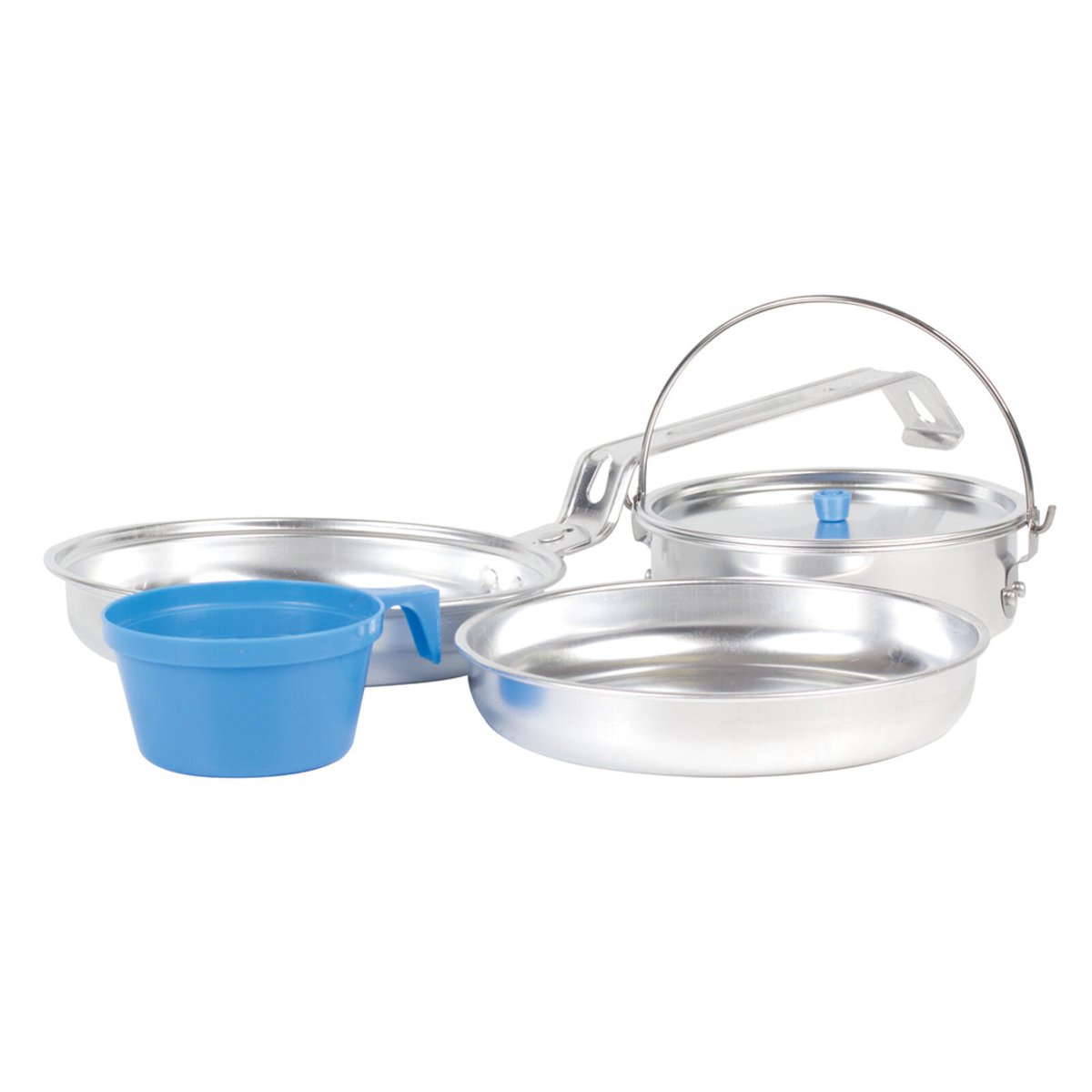 5pc Elemental Alumninium Mess Kit Camping Pan Plate - Bunnings Australia