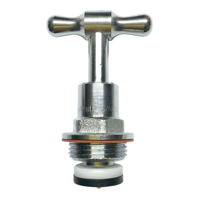 Kinetic 20mm Chrome Garden Tap Top Assembly - Bunnings Australia