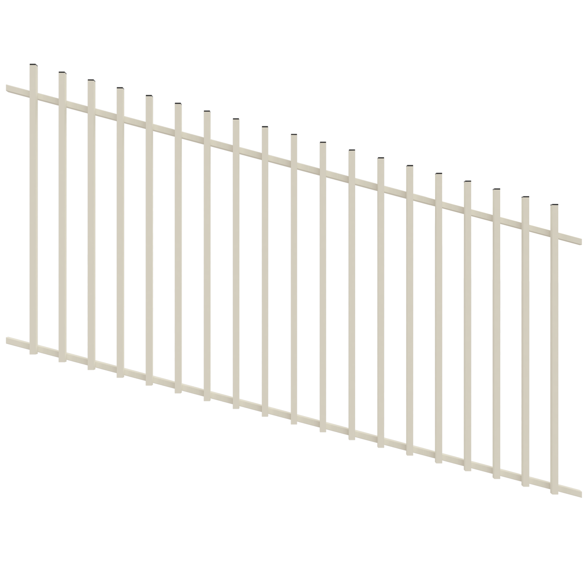 ProtectorAl 1201-2400W x 1200H Surfmist Batten Pool Fence Panel Raked ...