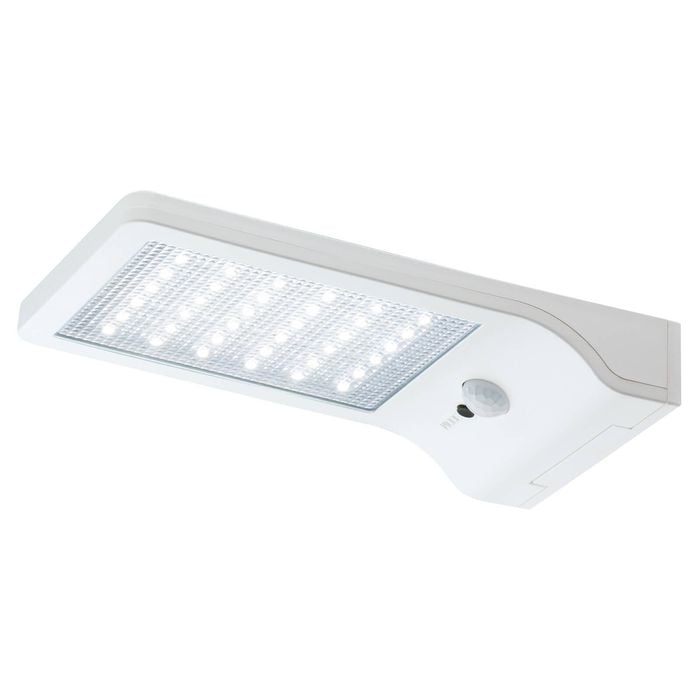Arlec White Ritter Sensor Solar Wall Light - Bunnings New Zealand