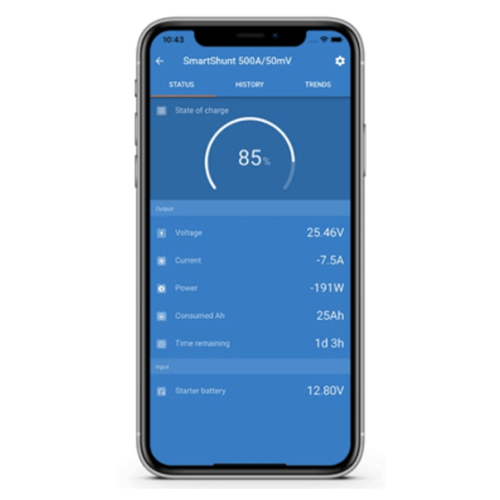 Victron 500A Smart Shunt (SmartShunt) Bluetooth Battery Monitor ...
