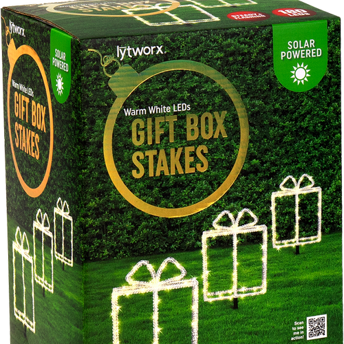 Lytworx Solar Gift Box Stakes - 3 Pack - Bunnings Australia