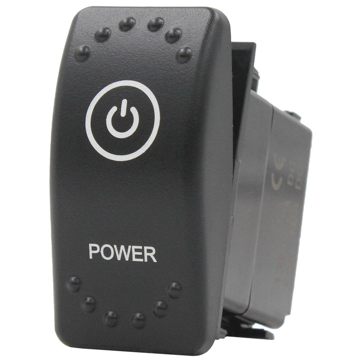 Switch Boss Dual Green LED Laser Etched Rocker Switch - Power ...