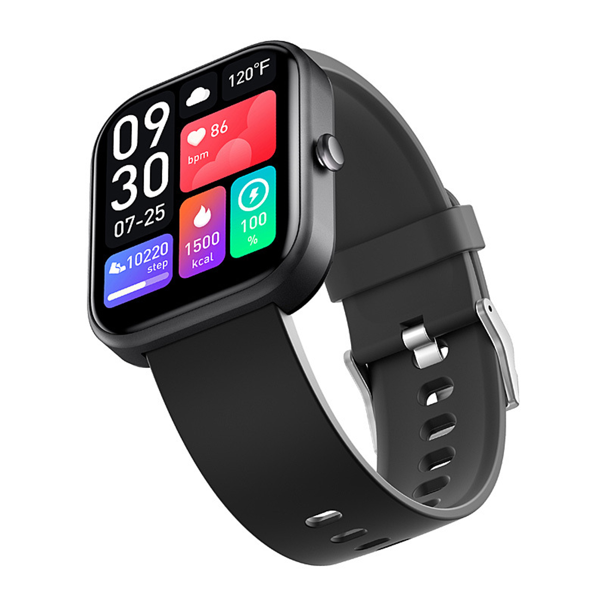 Nivo Smart Watch Elite Tech With 2.0" Color Display - Black - Bunnings ...