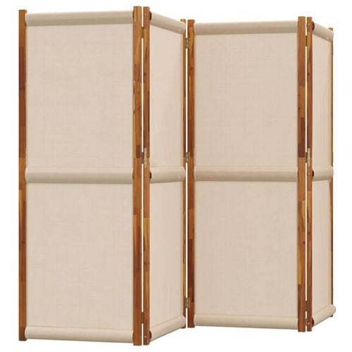 vidaXL 4-Panel Room Divider Privacy Screen Partition Foldable Paravent ...