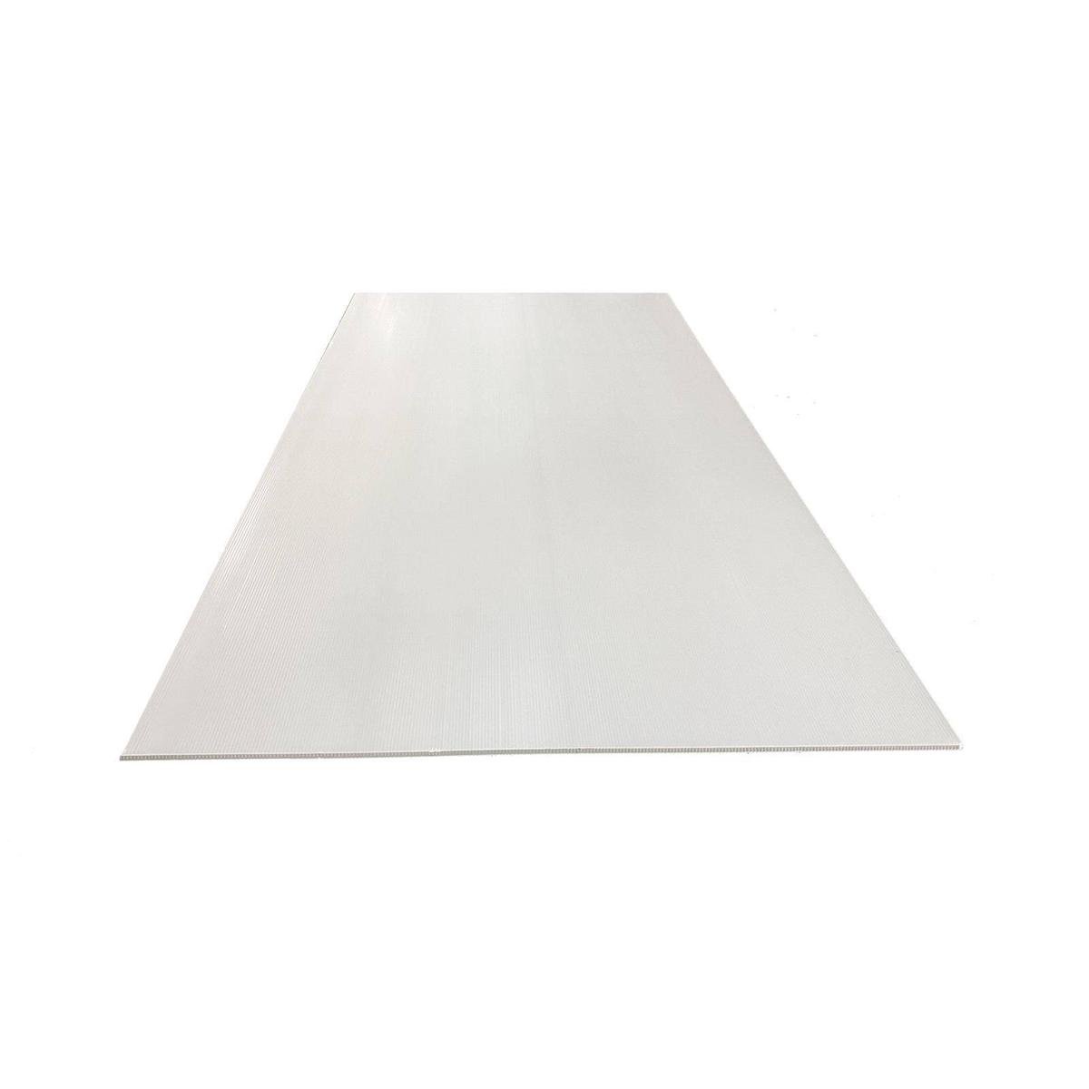 Tunnelcore 2250 x 1220 x 8mm UV White Translucent Double Wall PP Flute ...