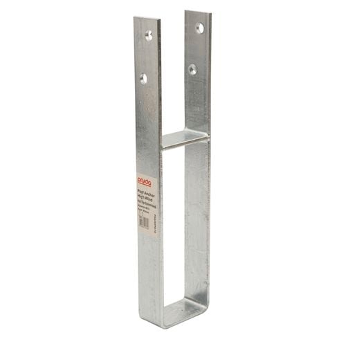 Pryda Post Anchor High Wind 600 x 100mm M12 - Bunnings Australia