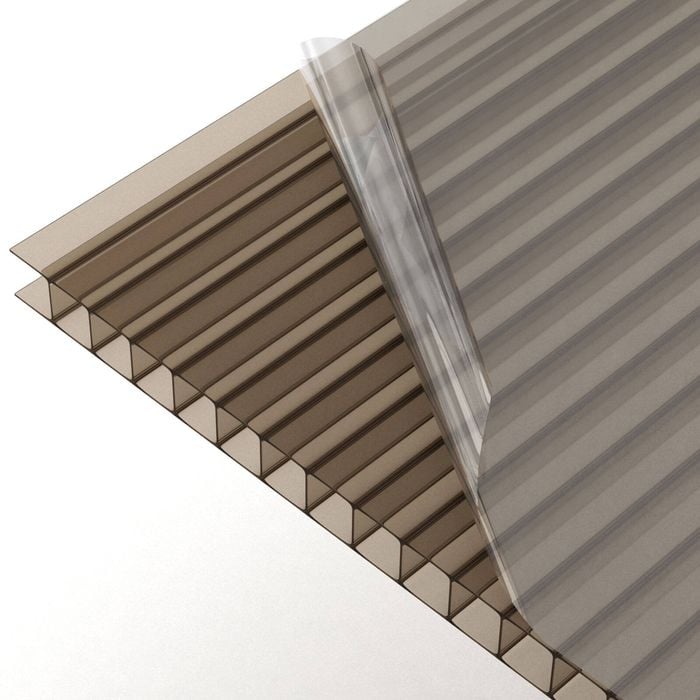 Suntuf 10mm x 5m Bronze Sunlite Twinwall Polycarbonate Roofing ...