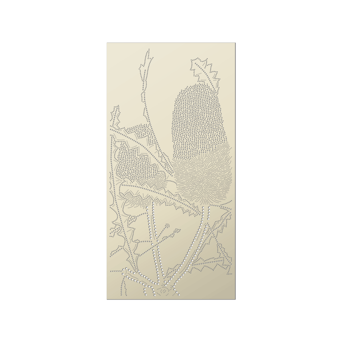 Walpix 1775 x 875 x 2mm Perforated Aluminium Decorative Screen Folded ...