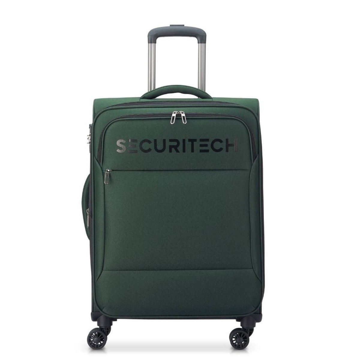 Securitech By Delsey Vanguard 66cm Medium Exp Softsided Luggage - Green ...