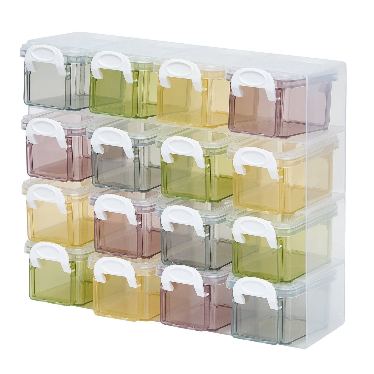 Stakt 16 Piece 4 Tier Storage Boxes - Bunnings Australia