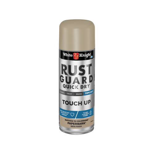 White Knight 300g Paperbark Satin Touch Up Spray Paint - Bunnings Australia