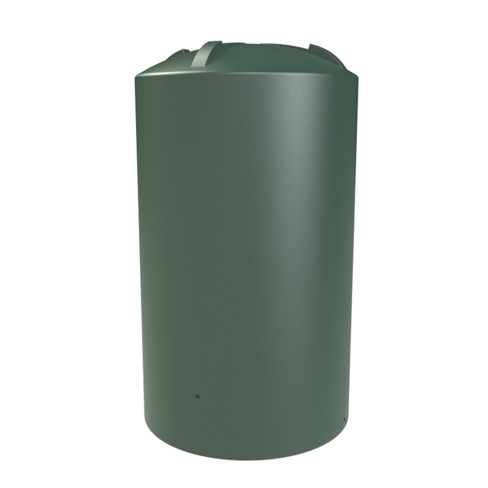 Melro Tanks 2500L Heritage Green Poly Round Water Tank - Bunnings Australia