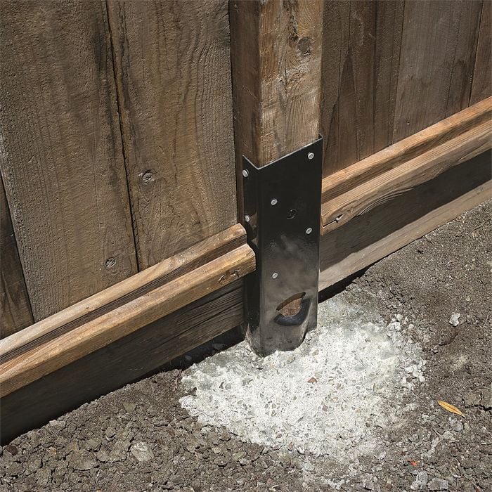 Simpson Strong-Tie 90mm Fence Post Repair and Reinforcement E-Z Mender ...