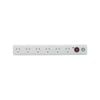 Click White 6 Outlet Surge Protected Powerboard - Bunnings New Zealand