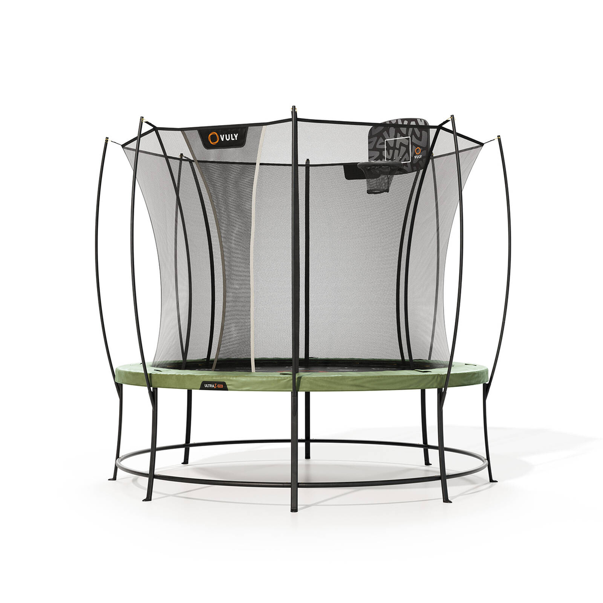 VULY Ultra 2 Pro Medium 10ft Trampoline with Enclosure - Round Kids ...