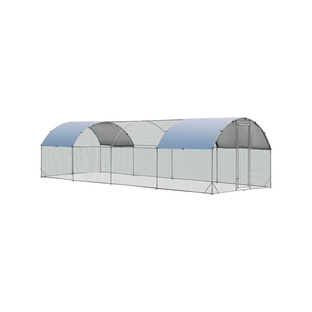 Costway Large Walk-in Chicken Coop Farm 7.6x2.8x1.95m - Bunnings Australia