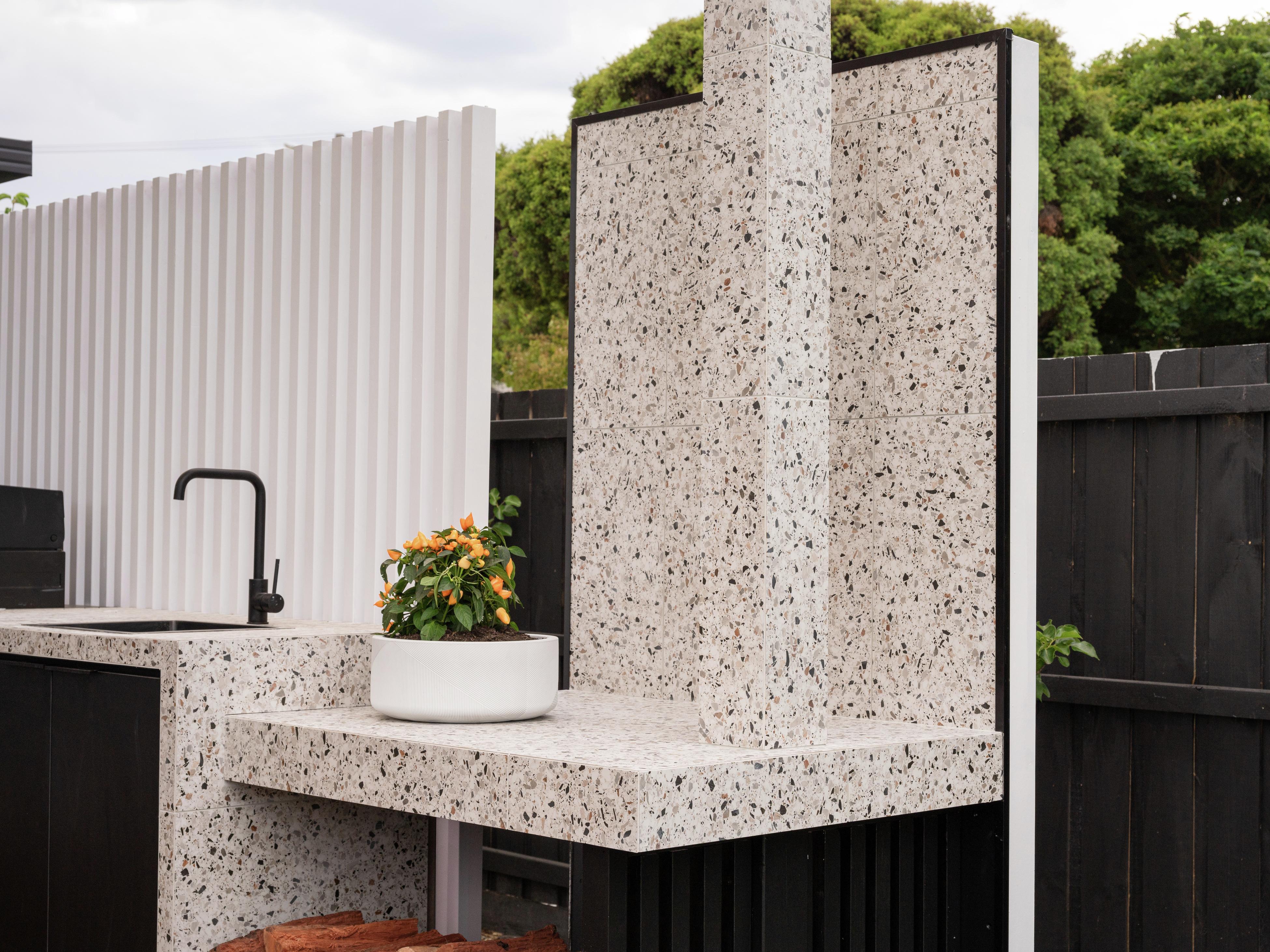 How To Tile An Outdoor Splashback Bunnings Australia