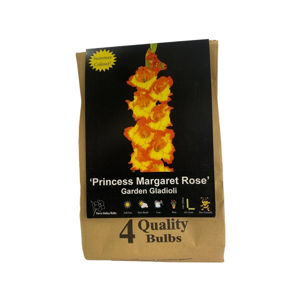 Yarra Valley Bulbs Gladioli Princess Margaret Rose 4 Pack - Bunnings ...