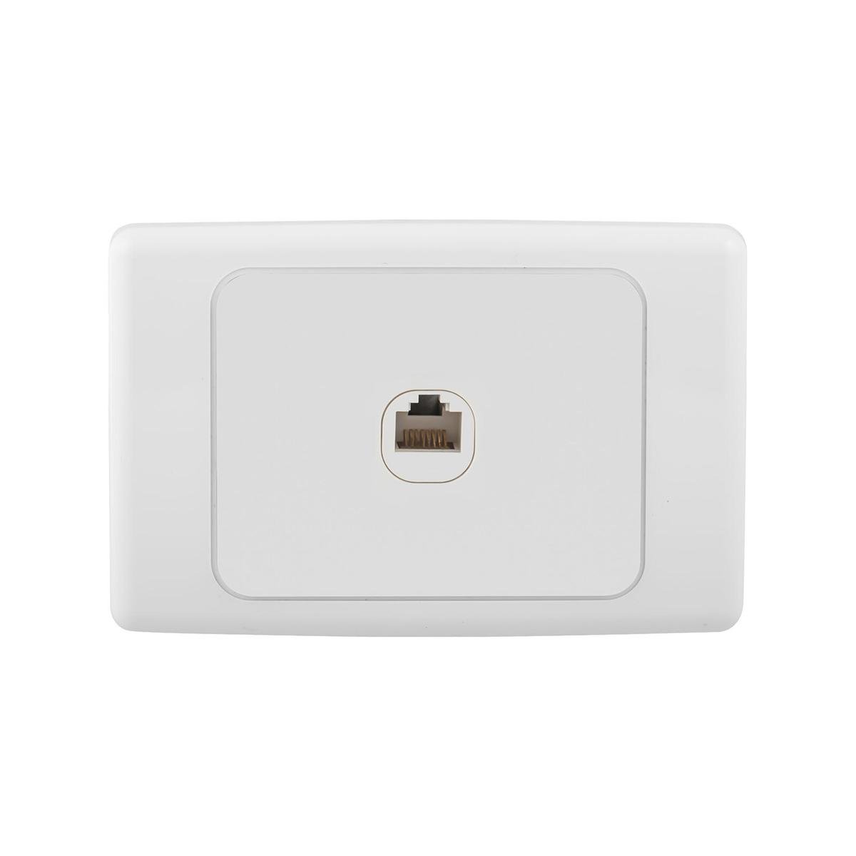 Deta Cat 6 Single Ethernet RJ45 Outlet - Bunnings Australia