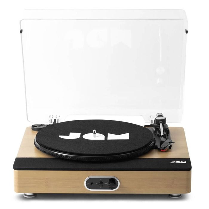 Jam Sound Stream+ Bluetooth Wooden Turntable Player - Bunnings Australia