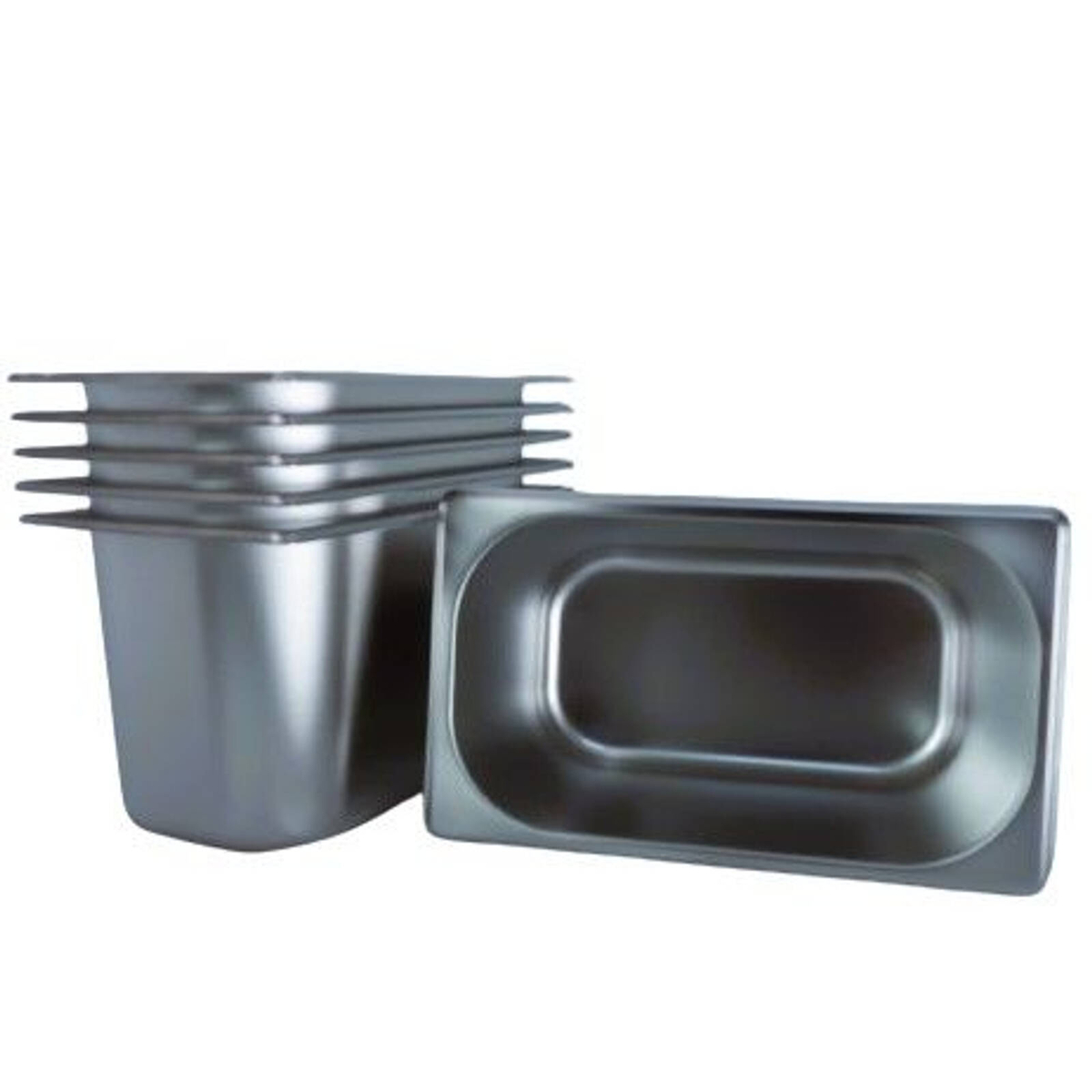 LCE Gastronorm GN Pan Quarter Size 1/4 GN Pans 150mm (Pack of 6 ...