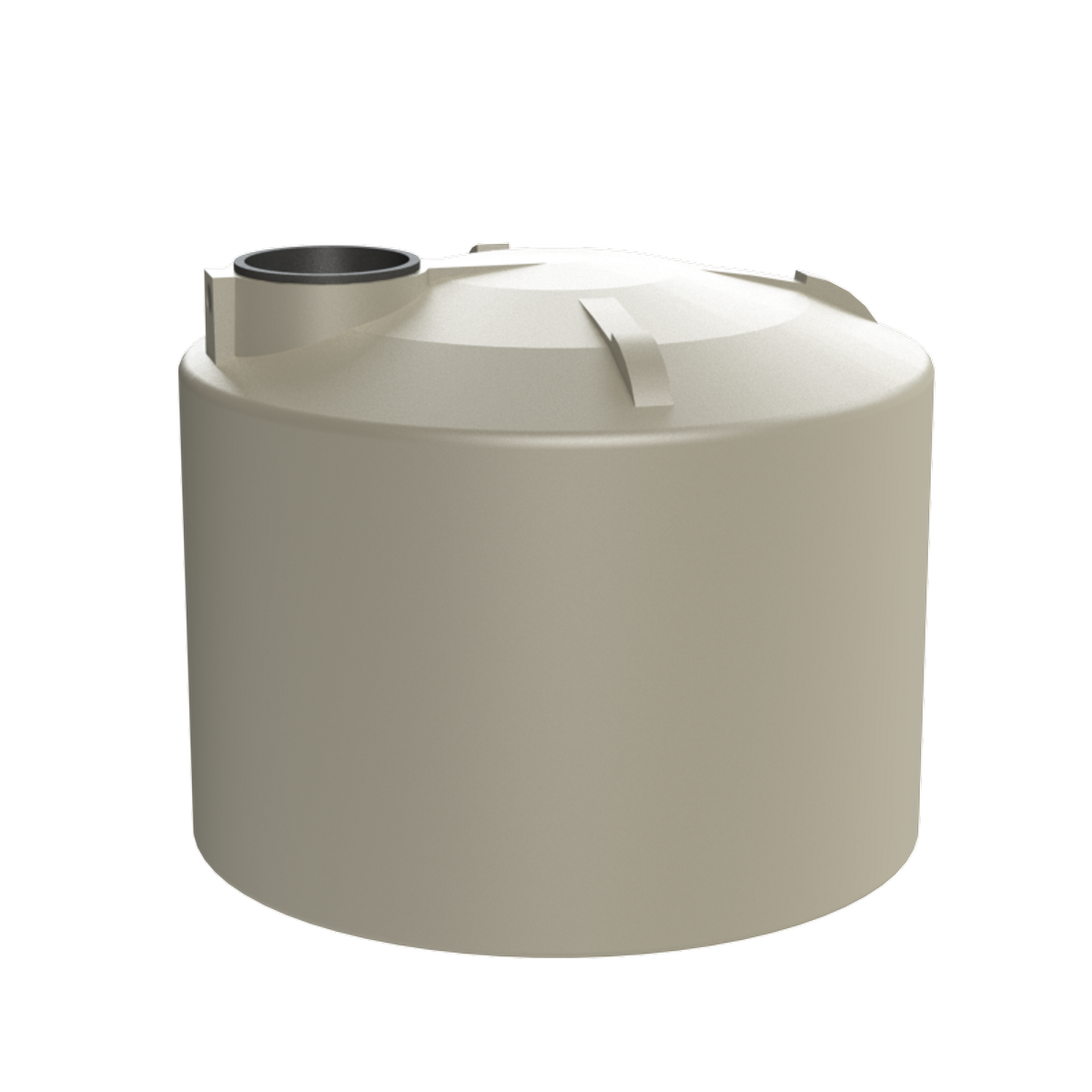 Melro Tanks 5000L Beige Squat Round 5020 Poly Water Tank - Bunnings ...