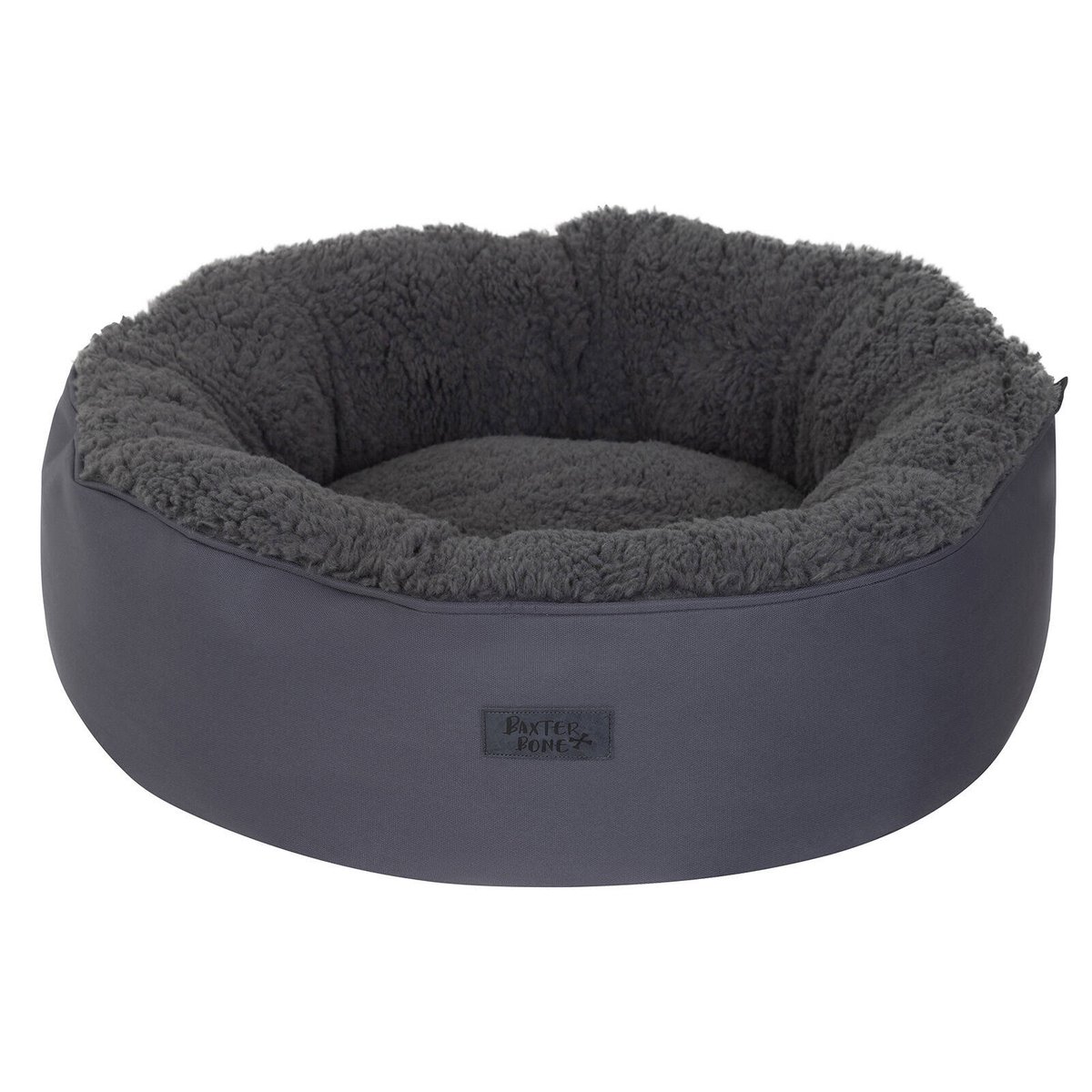Baxter Bone Large Charcoal All In One Donut Pet Bed - Bunnings Australia