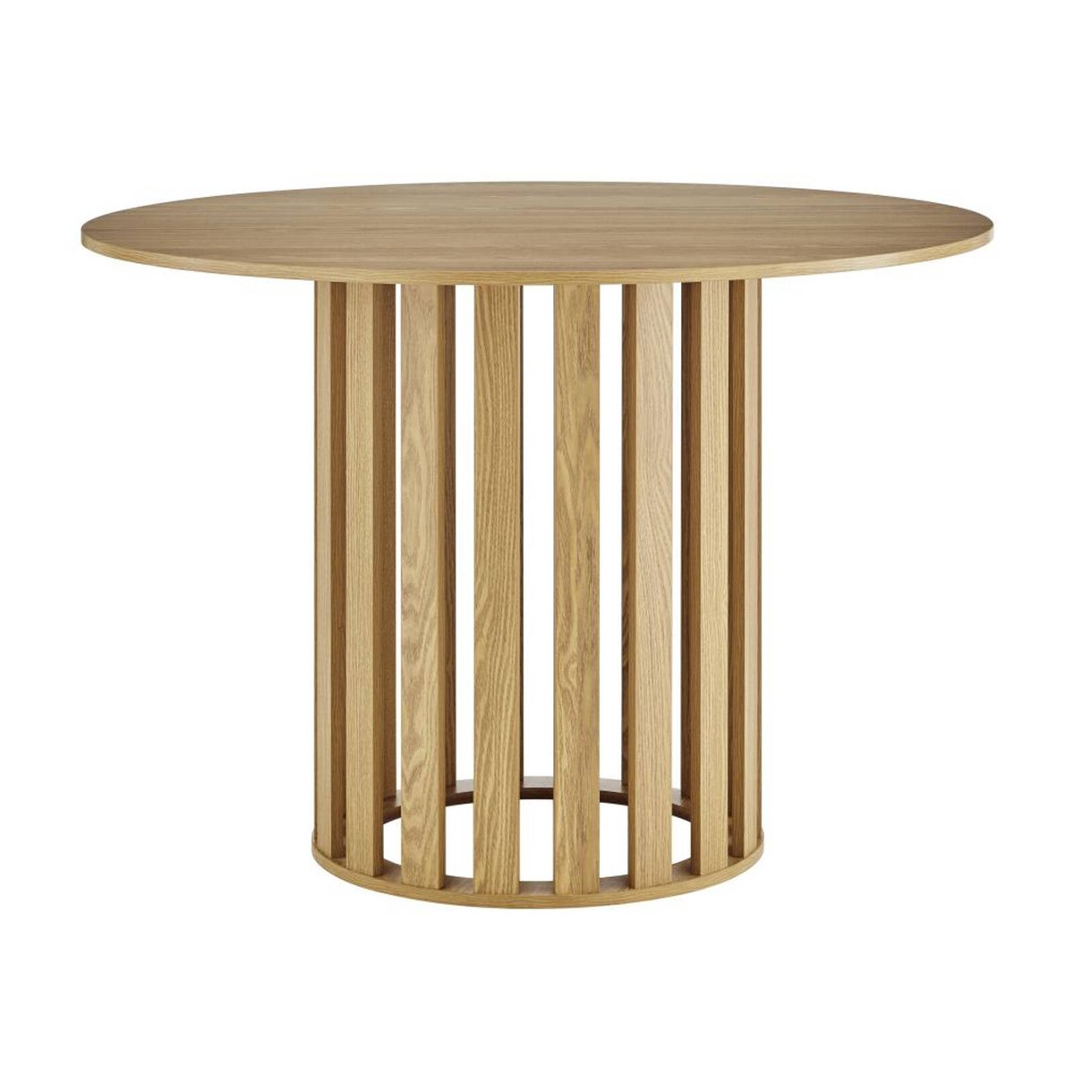 Celia Dining Table Round 110cm Oak - Bunnings Australia