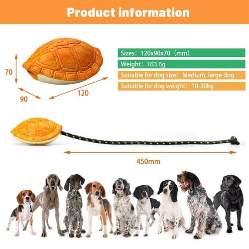 Petopia Ultra Tough Rubber Titan Turtle Dog Toy Large - Assorted ...
