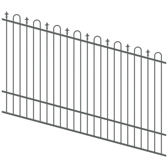 ProtectorAl 1201-2400W x 1500H Monument Loop & Spear Top Pool Fence ...