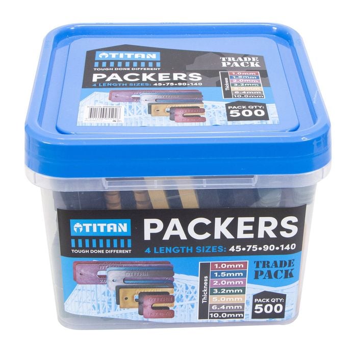 Titan 4 Sizes Mixed Window Packers - 500 Piece - Bunnings Australia