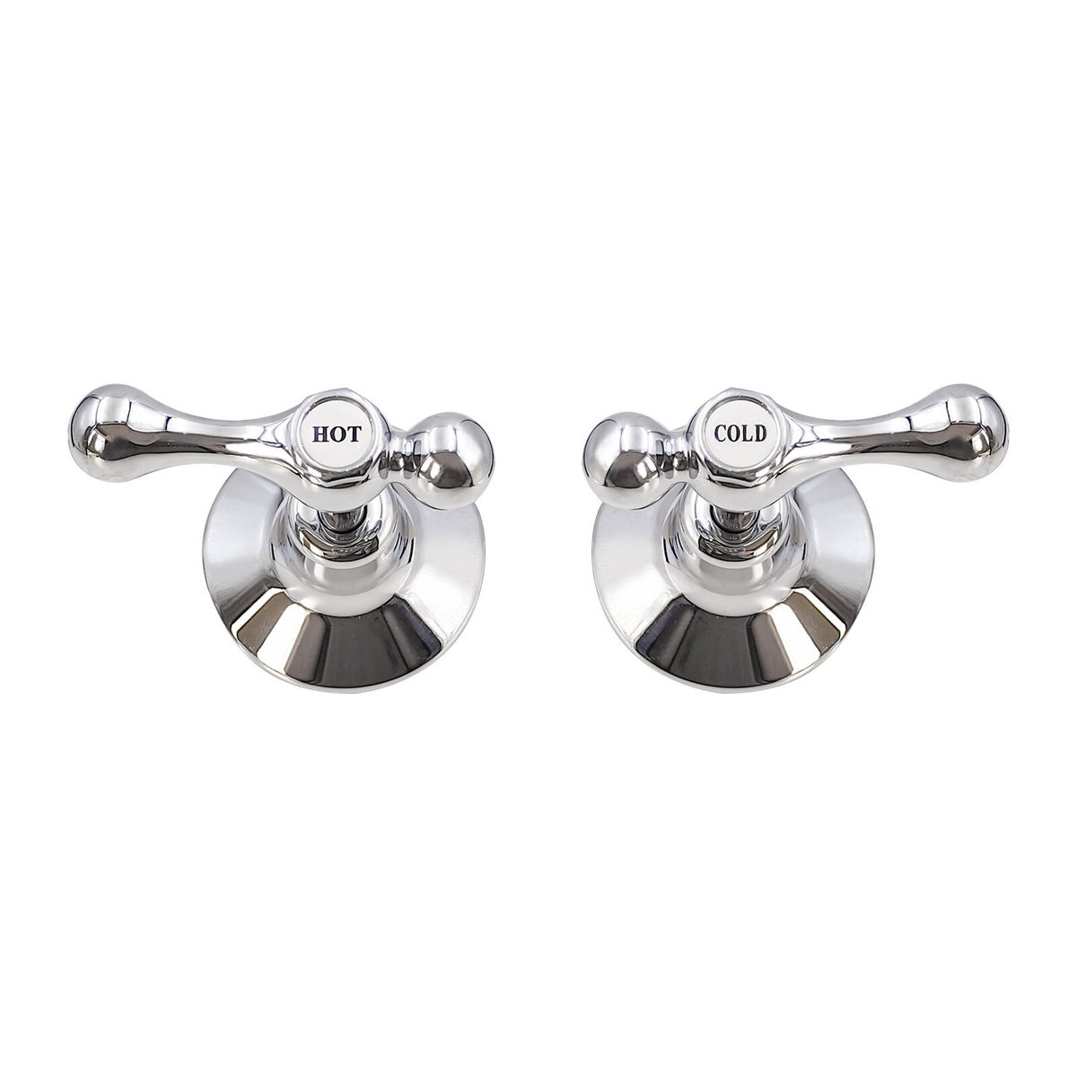Shaw & Mason Chrome 1/4 Turn Lever Wall Top Assembly - Pair - Bunnings ...