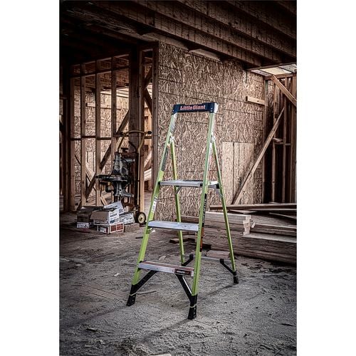 Little Giant 5ft Large 3 Step Tuff-N-Lite Fibreglass Platform Step ...