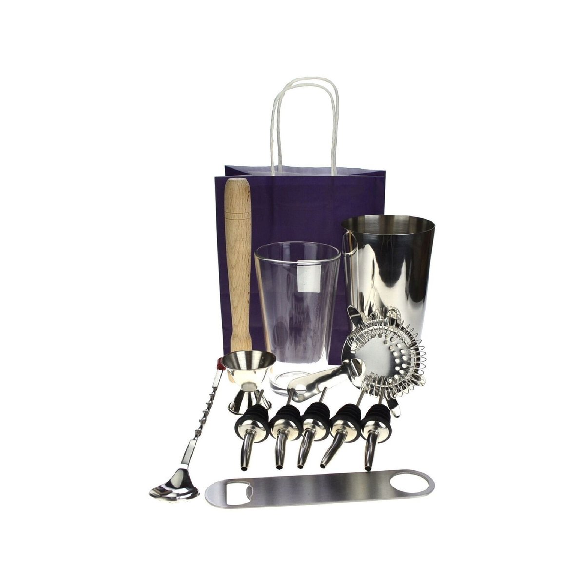 10 Piece Boston Shaker Set With A Free Bar Blade Ss - Bunnings Australia