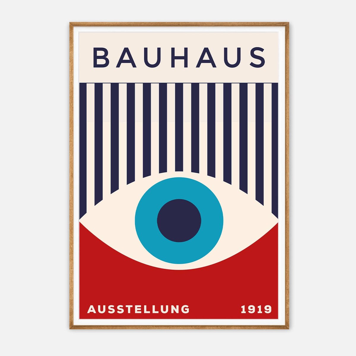 Galrie Bauhaus Ausstellung Exhibition 1919 - Iconic Modernist Art Print ...