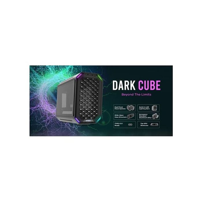 Antec Micro-ATX Aluminium Gaming Computer Case [Dark Cube] - Bunnings ...