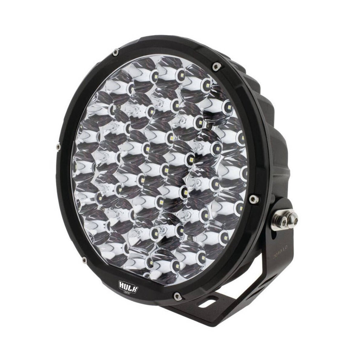 Hulk Round LED Off-Road Vehicle Driving Light 9inch Black Bezel ...