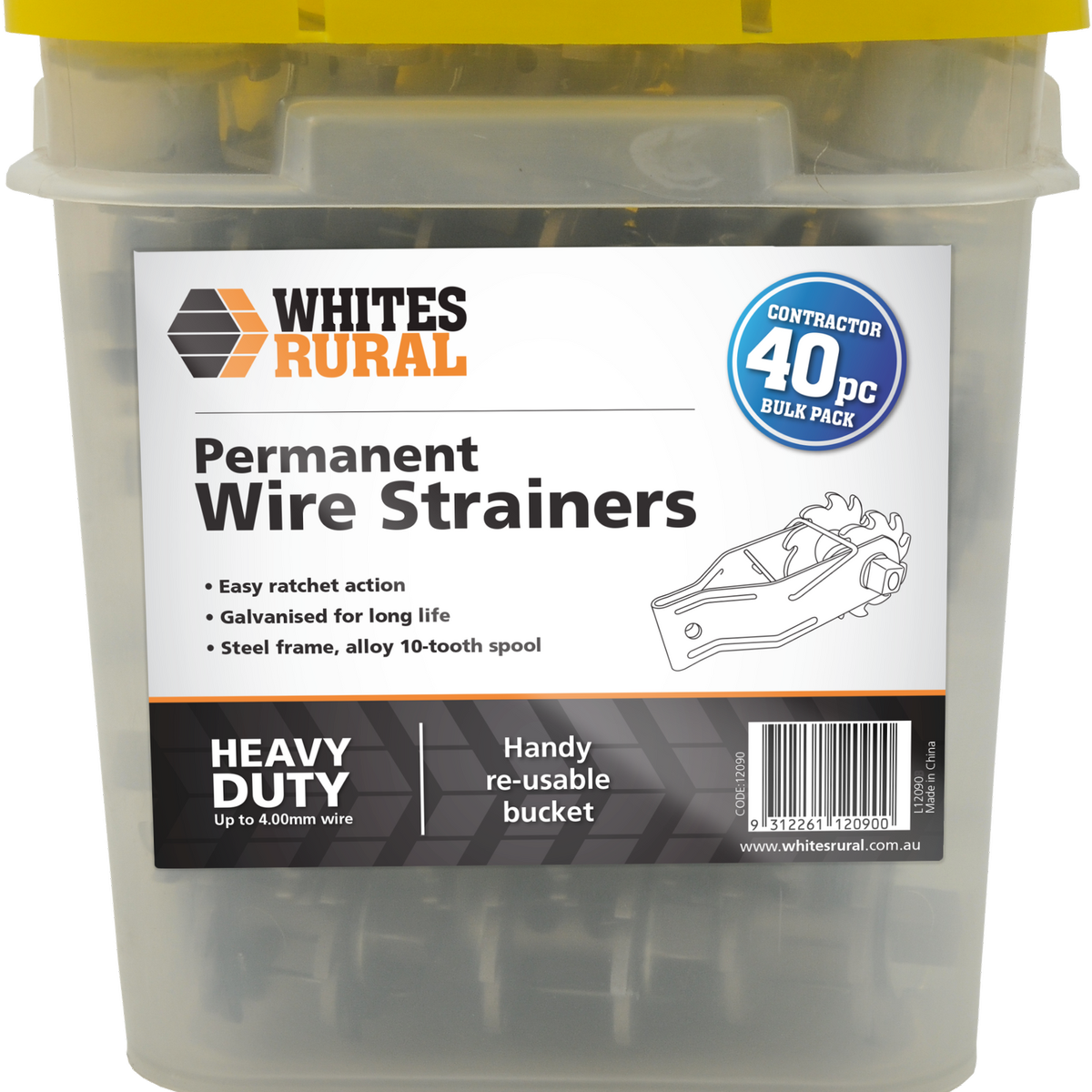 Jack Permanent Wire Strainers - Bucket of 40 - Bunnings Australia