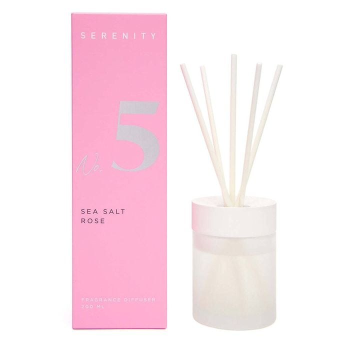 Serenity Numbered Core 200ml Reed Diffuser - Sea Salt & Rose - Bunnings ...