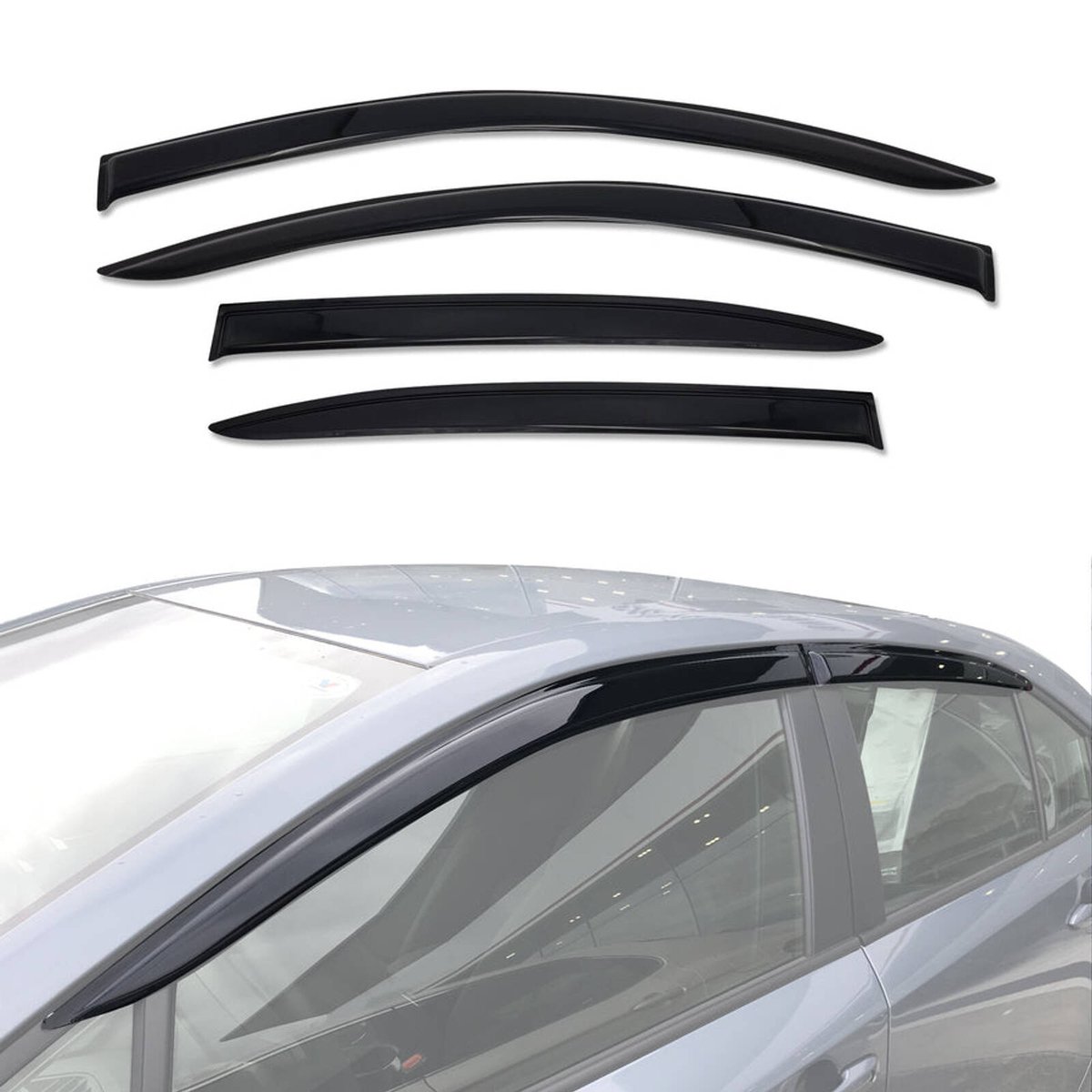 AUSGO Luxury Weather Shields for Toyota Corolla Sedan 2019-Onwards ...