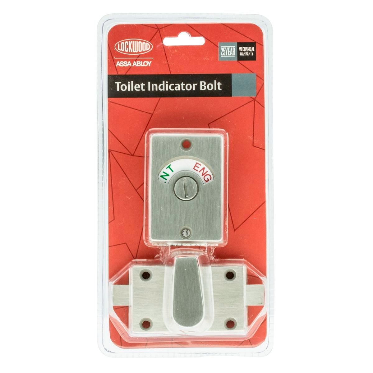 Lockwood Satin Stainless Steel Toilet Indicator Bolt Lock - Bunnings ...