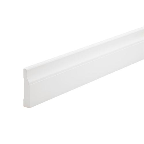 92 x 18mm 5.4m White Moulding Pine FJ Primed Lambs Tongue - Bunnings ...