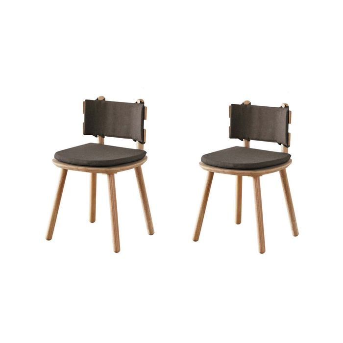 Natural Signature Single Raw Natural Subway Dining Chairs (Box of 2 ...