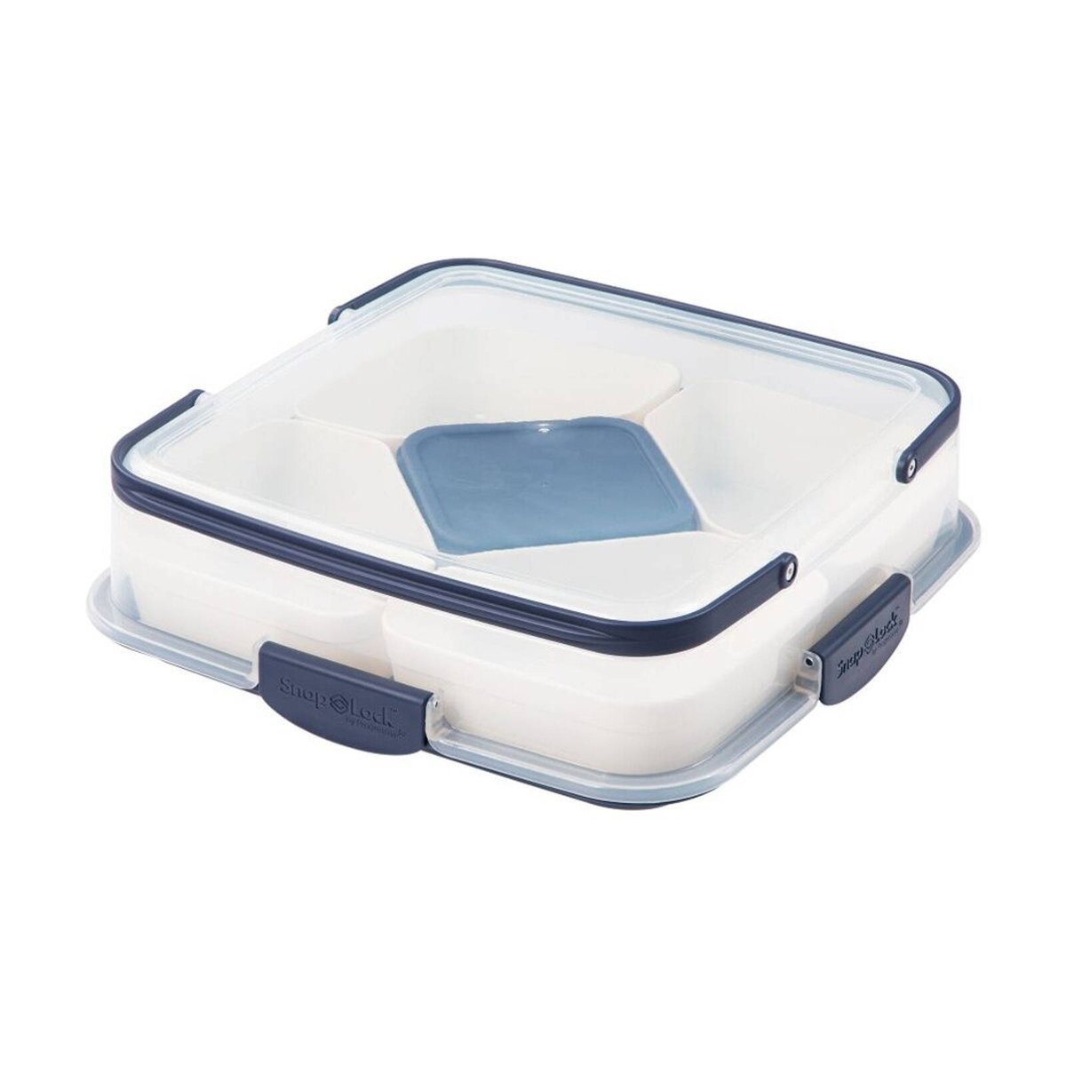 6pc Progressive Snap & Go Party Carrier Seperated Food Storage ...