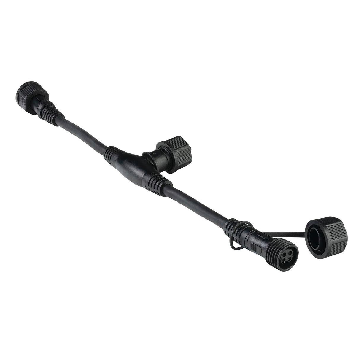 Brilliant Lighting T-Piece Connector - To Suit RGB Colour Garden Light ...