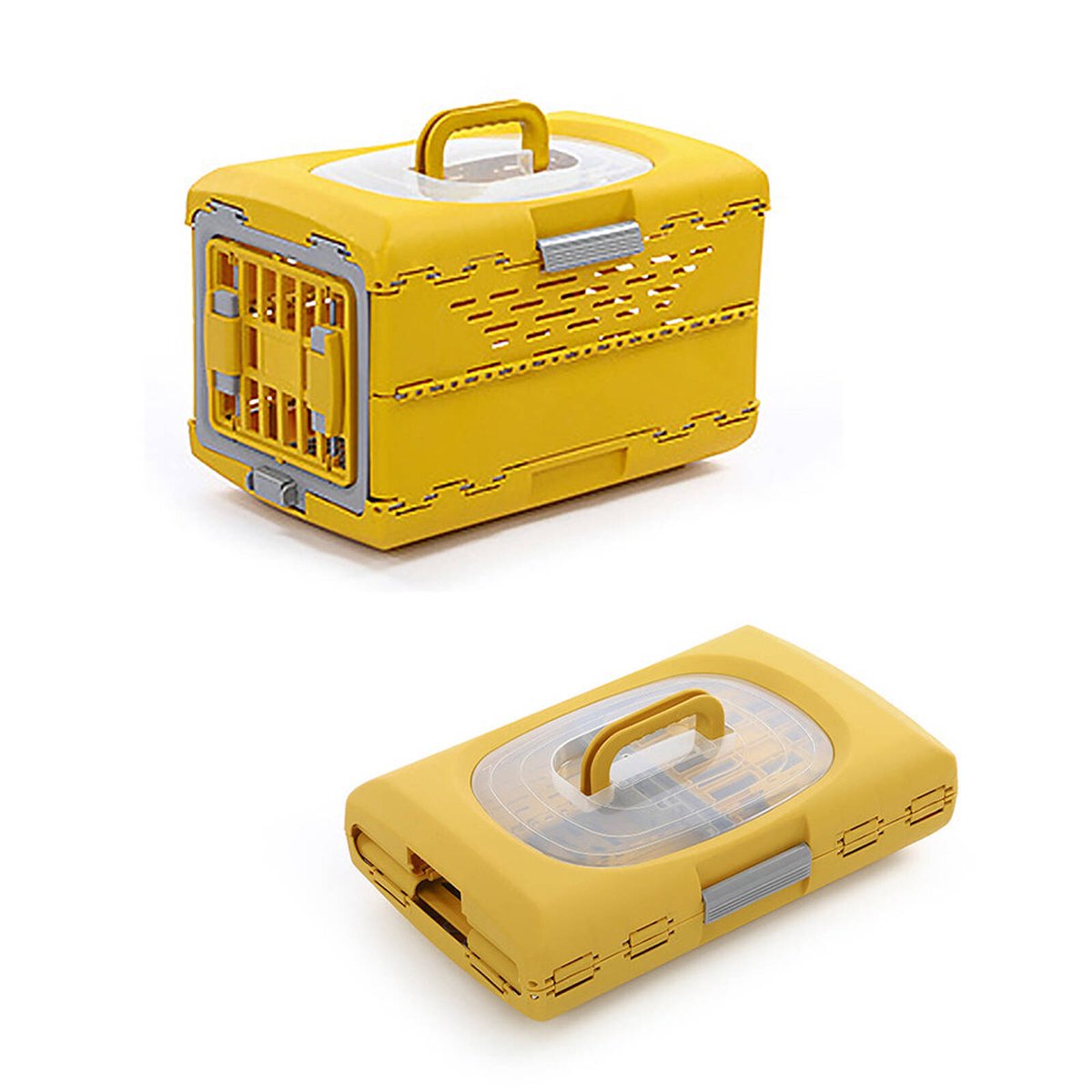 Foldable Pet Carrier Portable Dog Cat Travel Bag Cage House Kennel Case ...