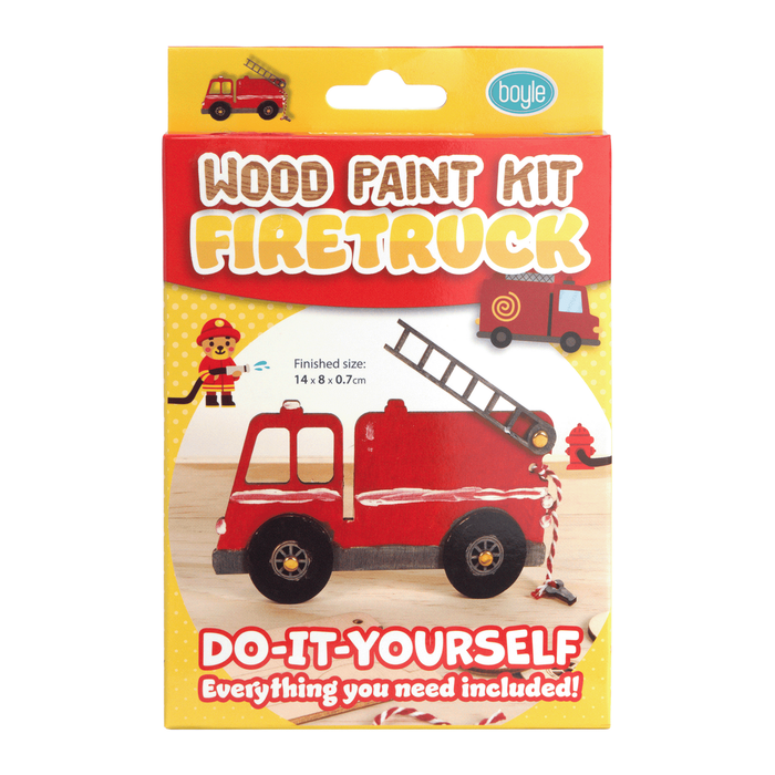 Boyle DIY Wood Paint Kit Fire Truck - Bunnings Australia
